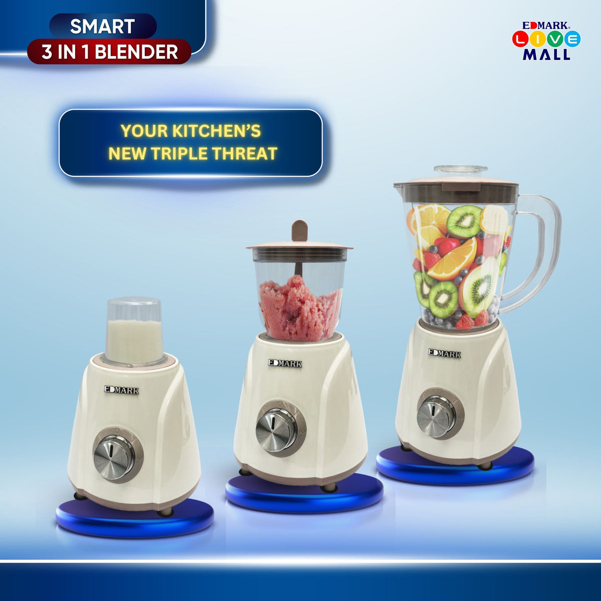Smart 3in1 Blender – edmarklivemall